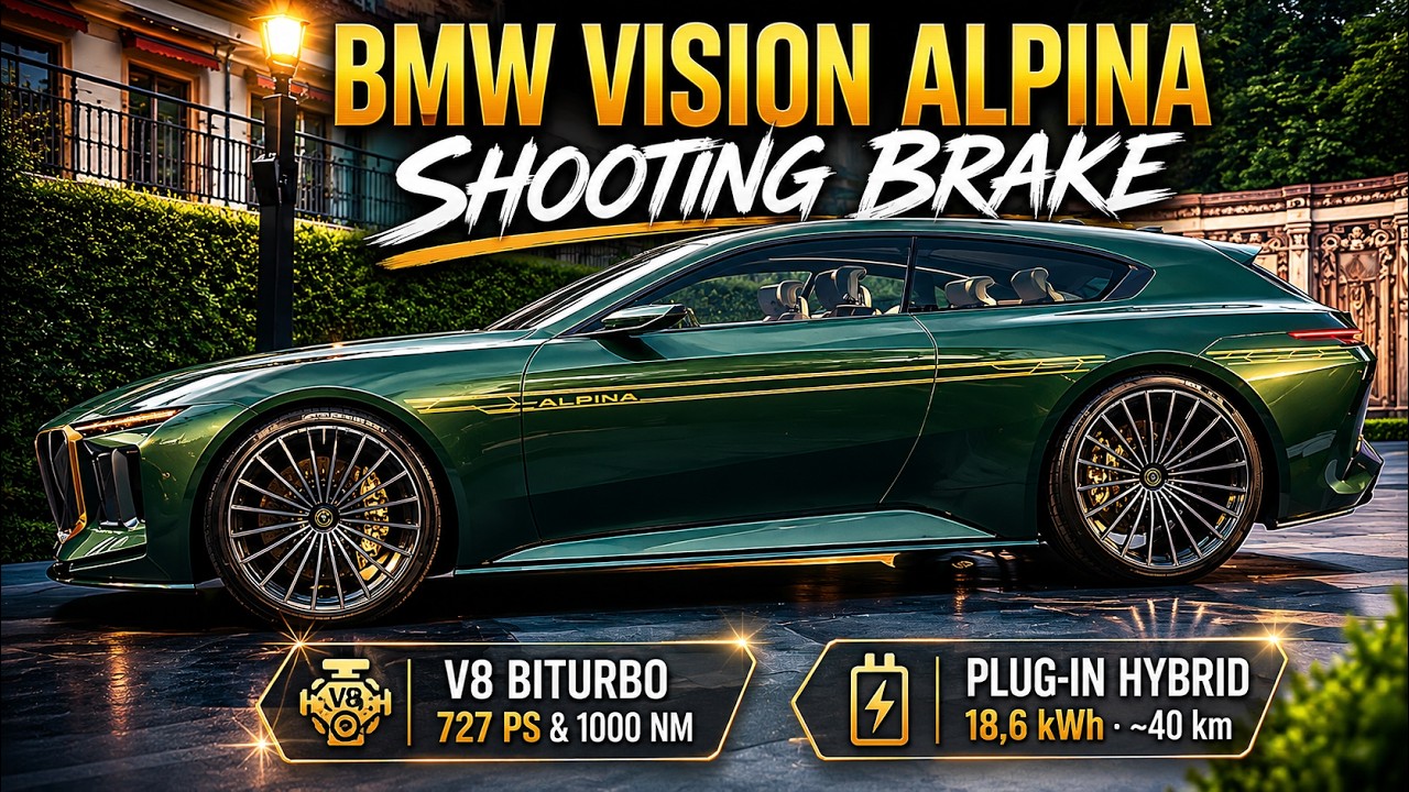 BMW Vision Alpina Shooting Brake V8: So könnte der Luxus-Kombi aussehen