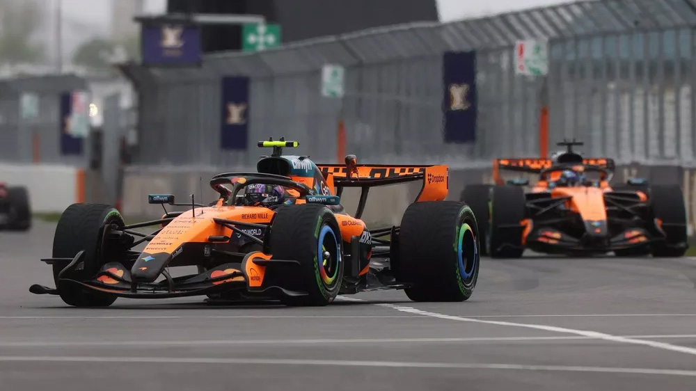 McLaren starting on intermediate tyres "group decision"