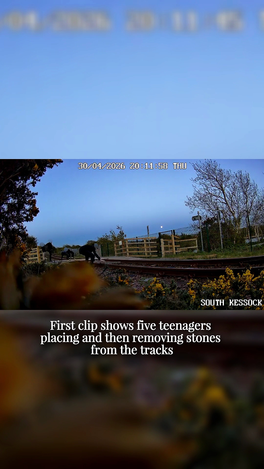 CCTV May 2026 - 2 train incidents - near misses