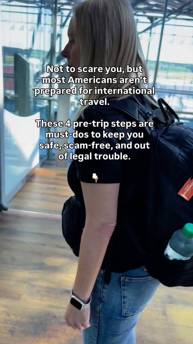 You need to do this before traveling abroad