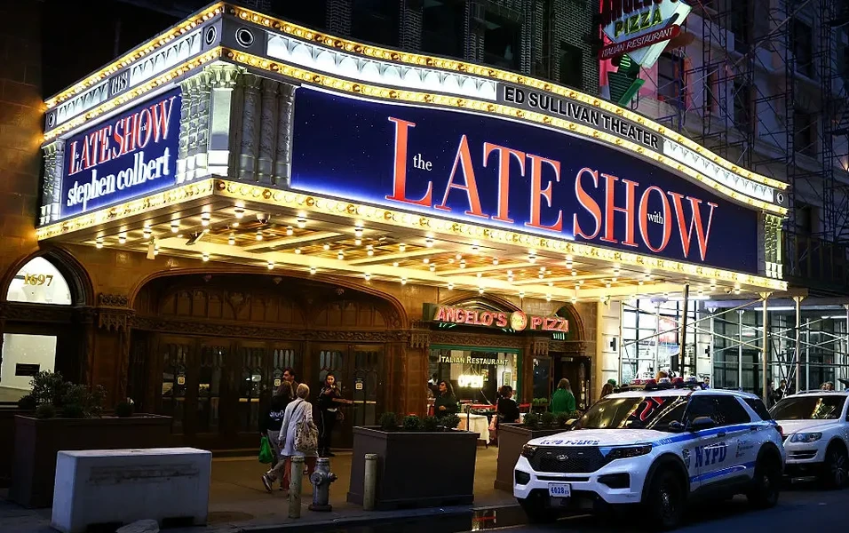 Trump shares AI video mocking Colbert after show finale