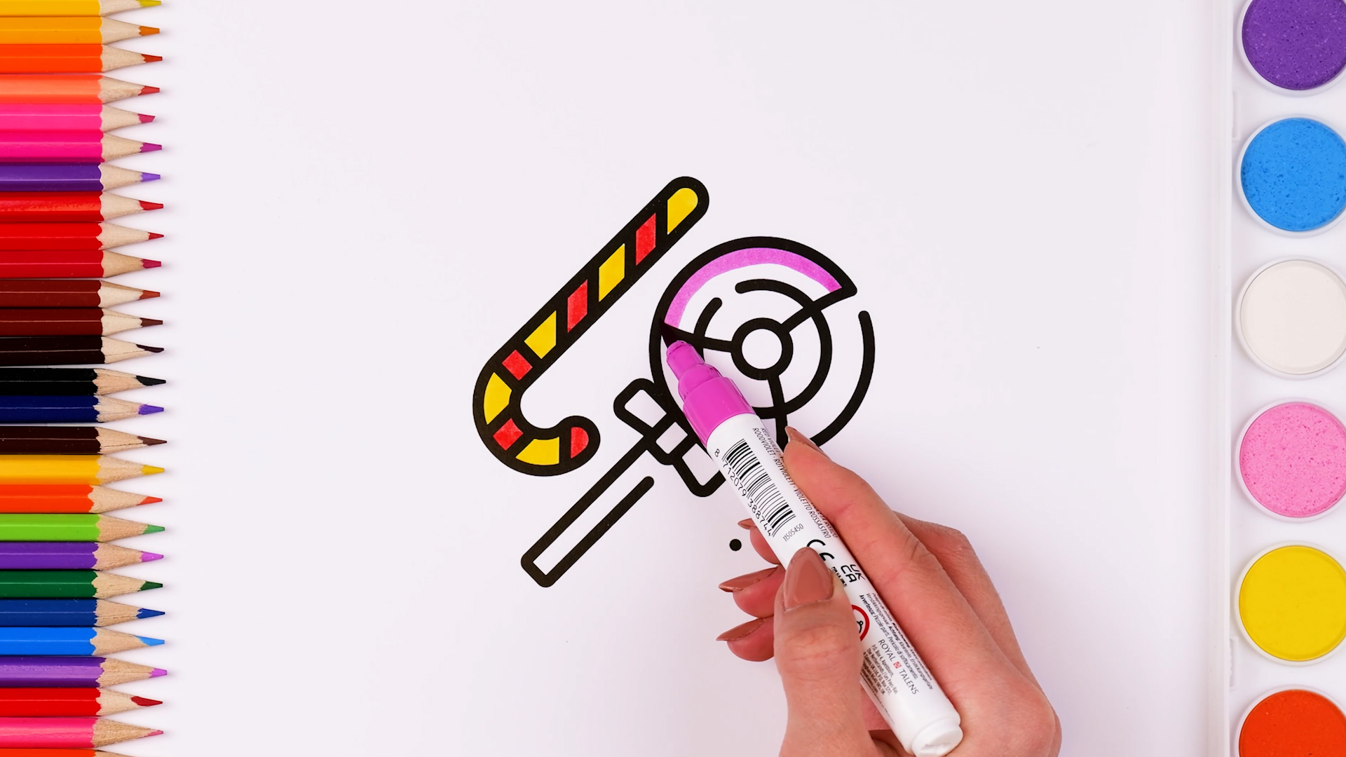Pages à colorier | Apprendre les couleurs pour les enfants