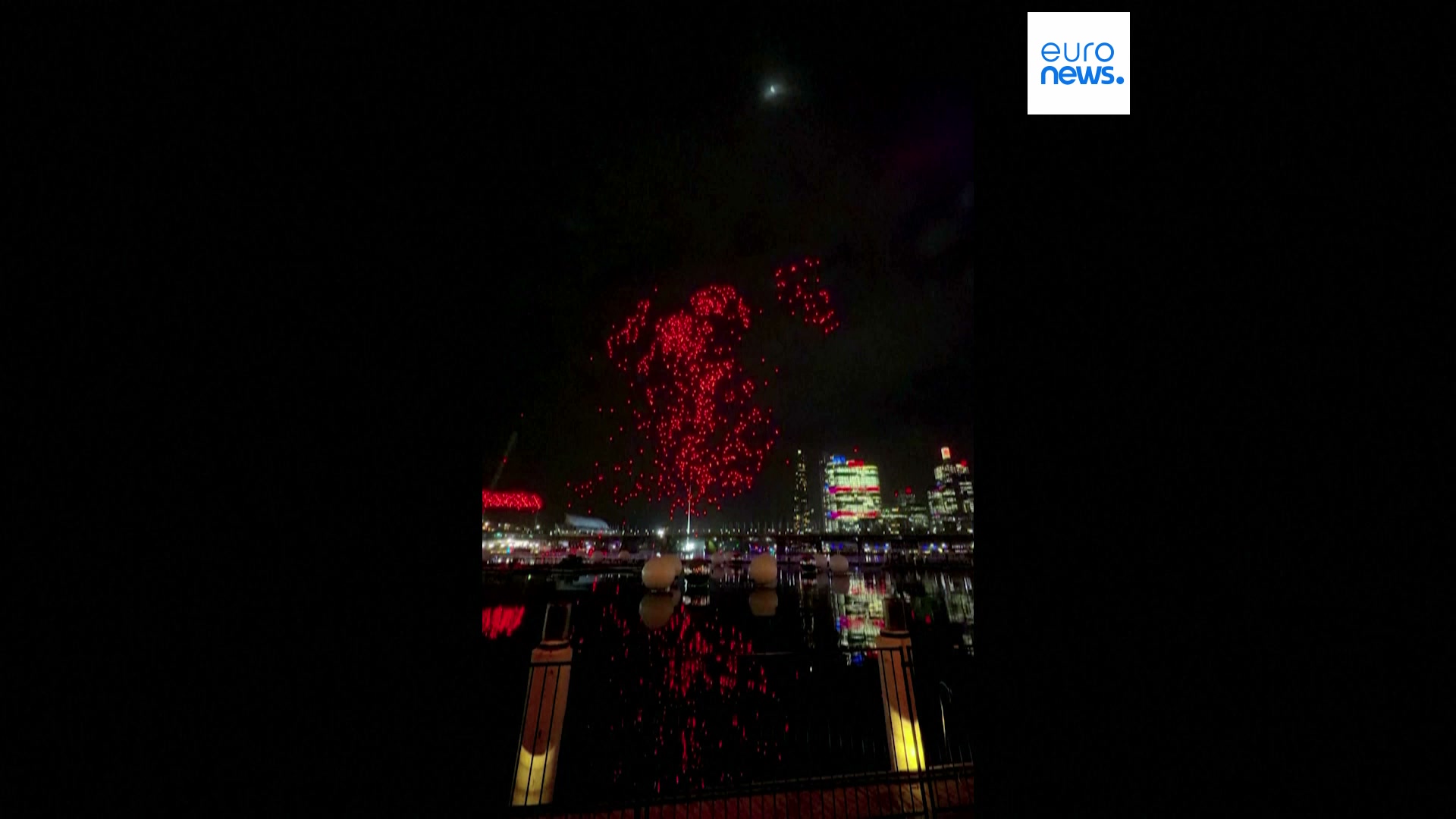 Dozens of drones fall from sky during Sydney festival show