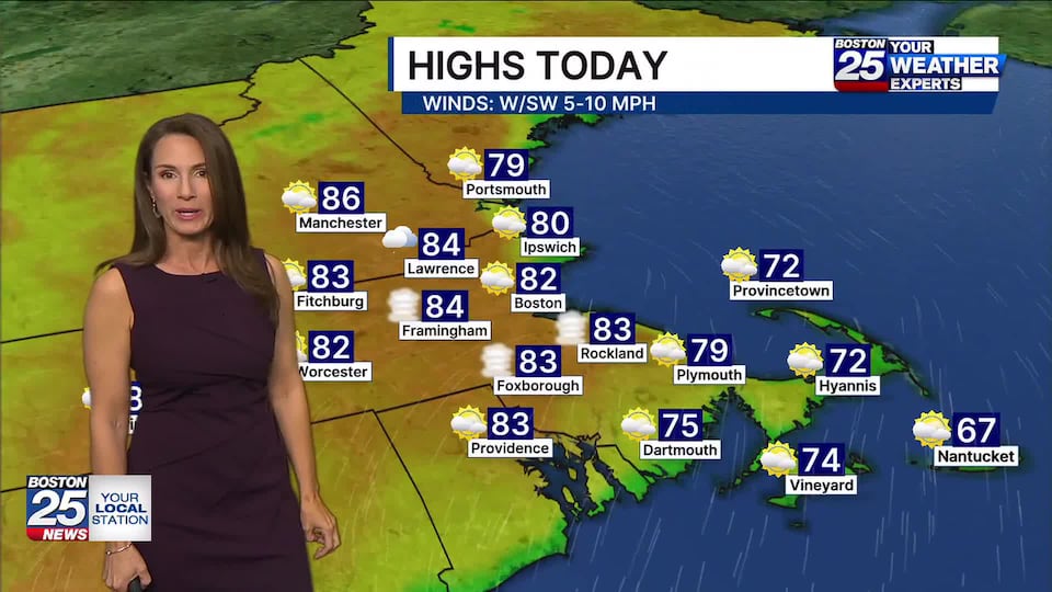 Boston 25 morning forecast