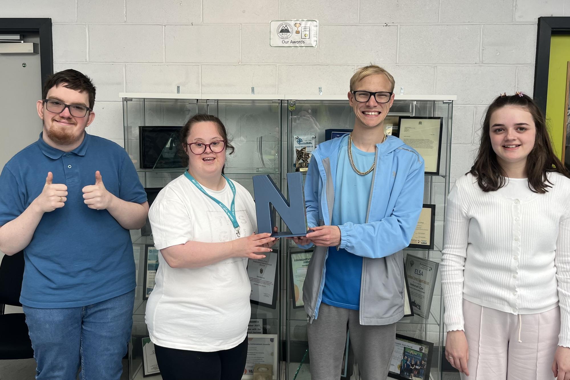 Pupil power sees college boost access and bag national award