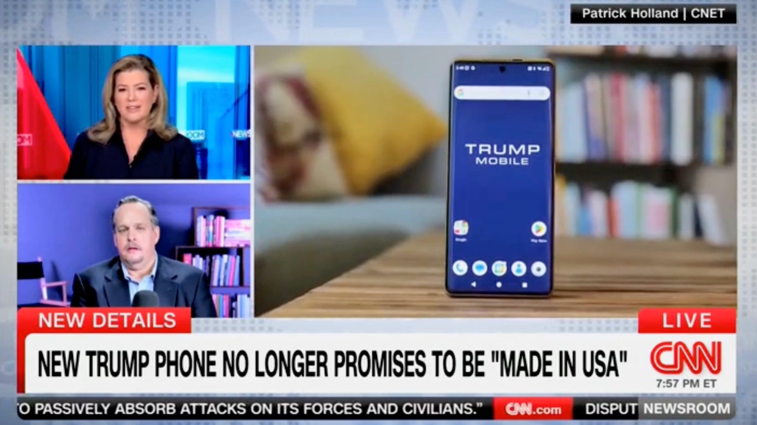 Trump Phone’s Golden Color Gets Savage Review