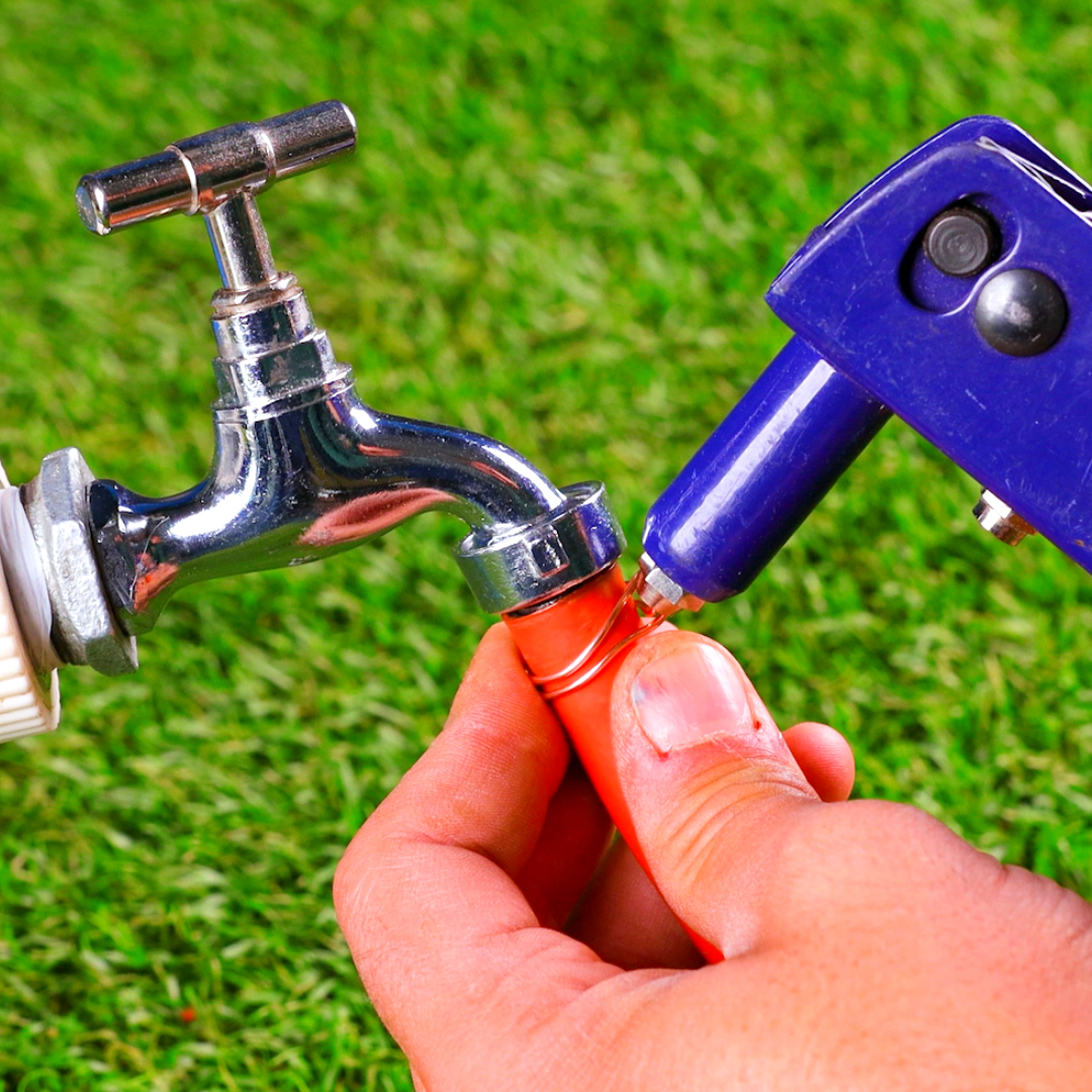 Secure the hose in place with this simple hack