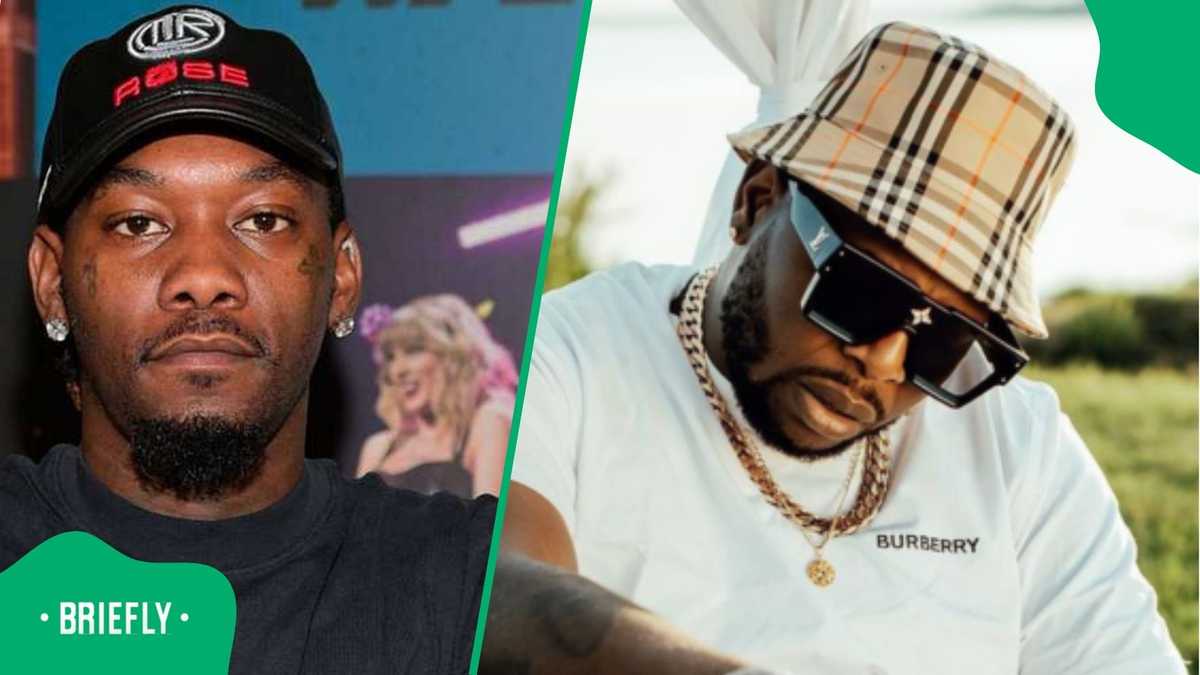 Watch as rapper Offset does DJ Maphorsa's Shabang dance
