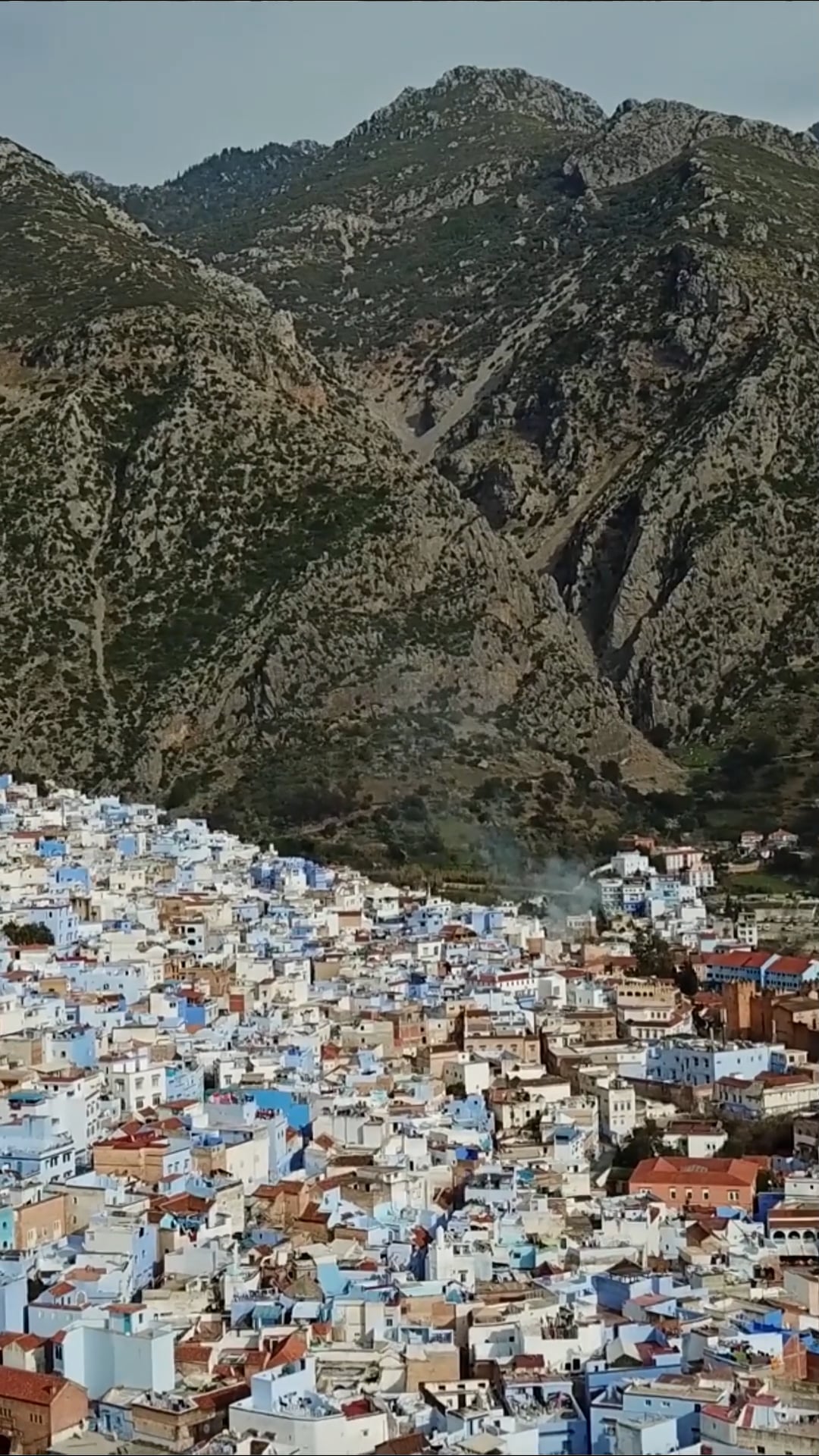 Drone, Fas'ın mavi kaçış noktası Chefchaouen'i keşfetti
