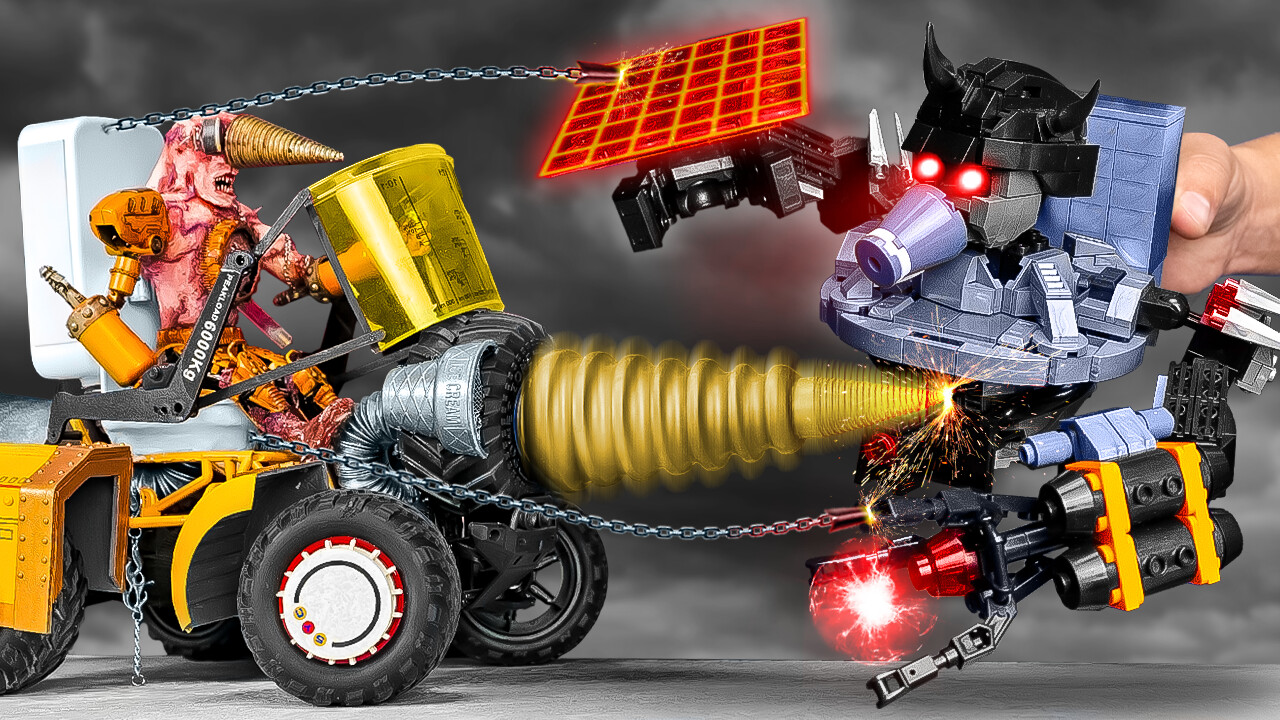 Epic showdown: Juggernaut toilet battles Skibidi titans with major upgrades
