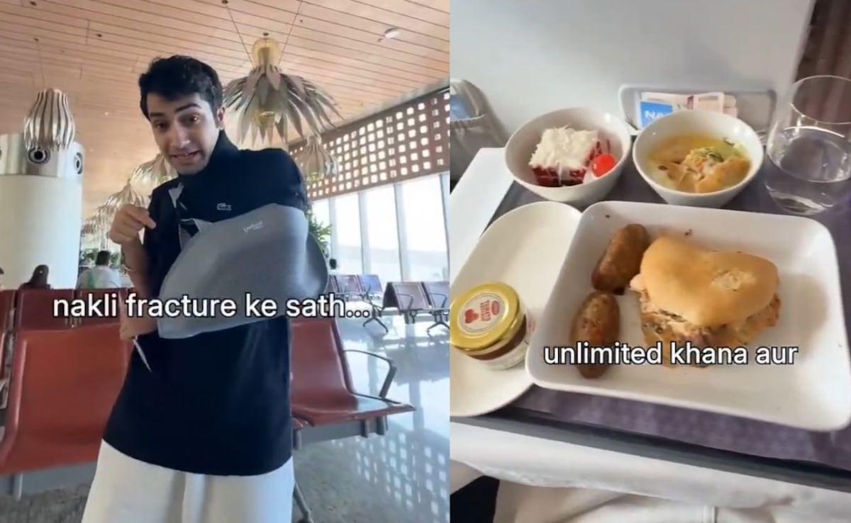 Influencer Sarthak Sachdeva faked injury for Air India business class ...