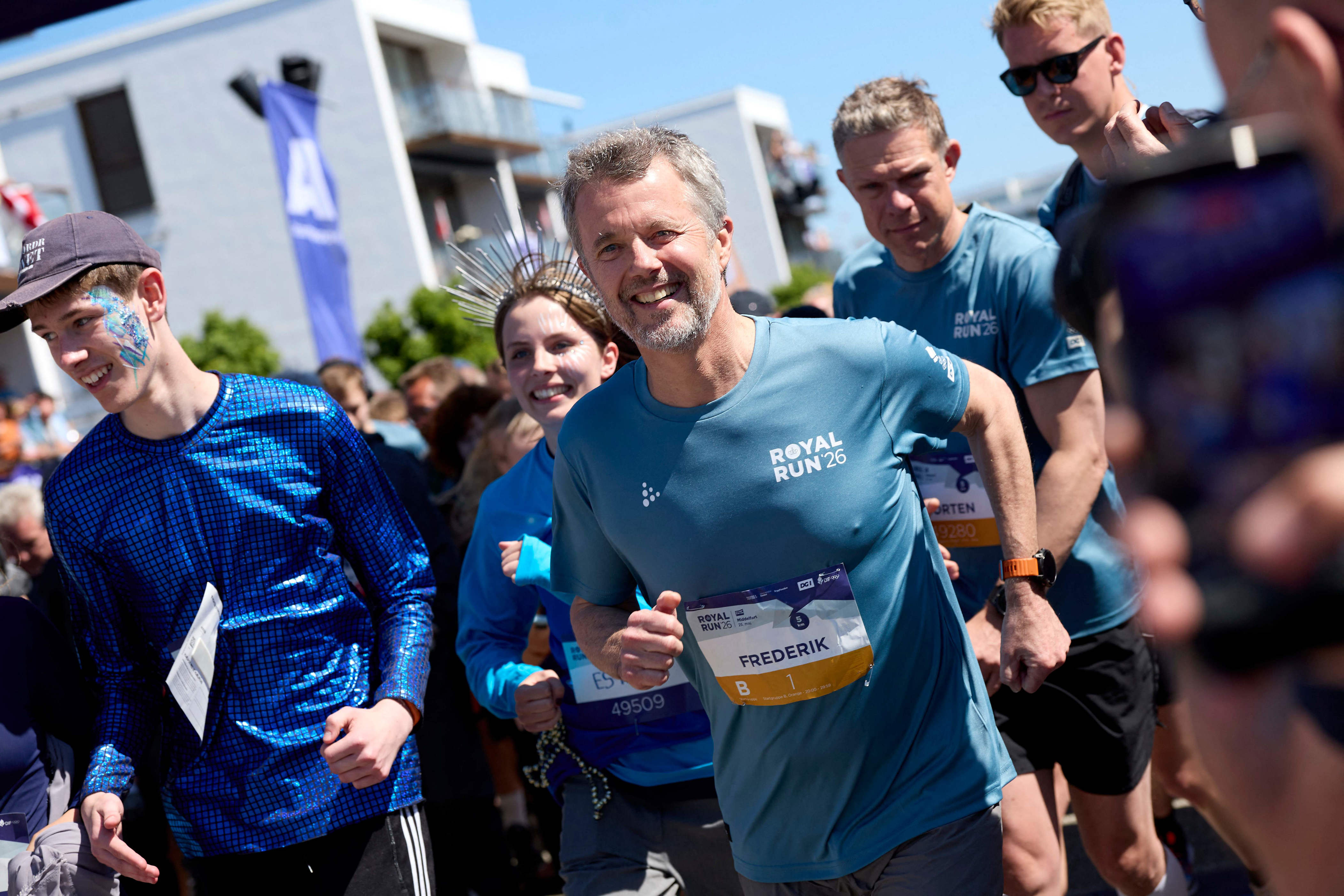 La corsa del re, Frederik X alla Royal Run di Copenaghen. Mary di ...