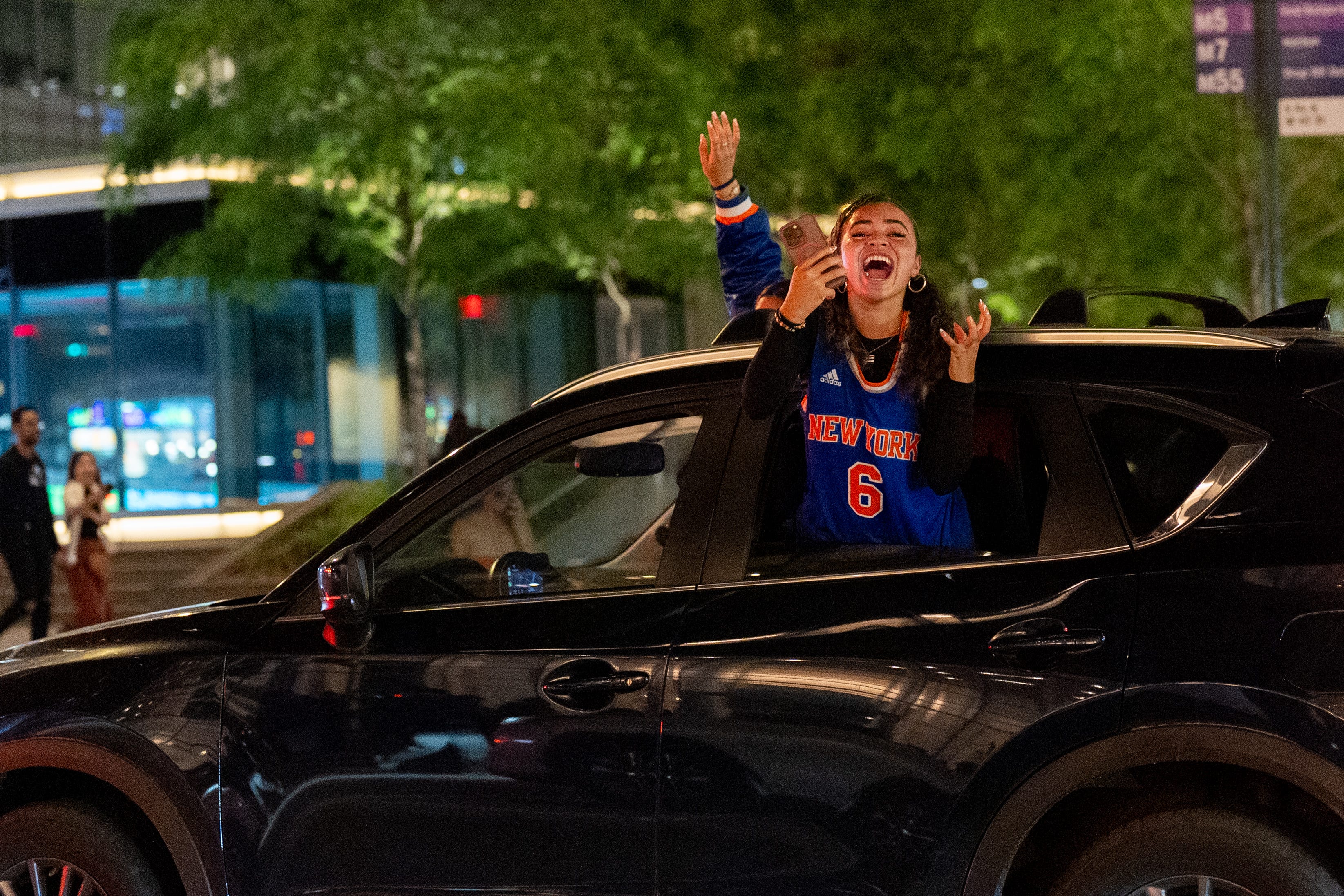 Arrests made, take a look at New York Knicks fans' wild celebrations