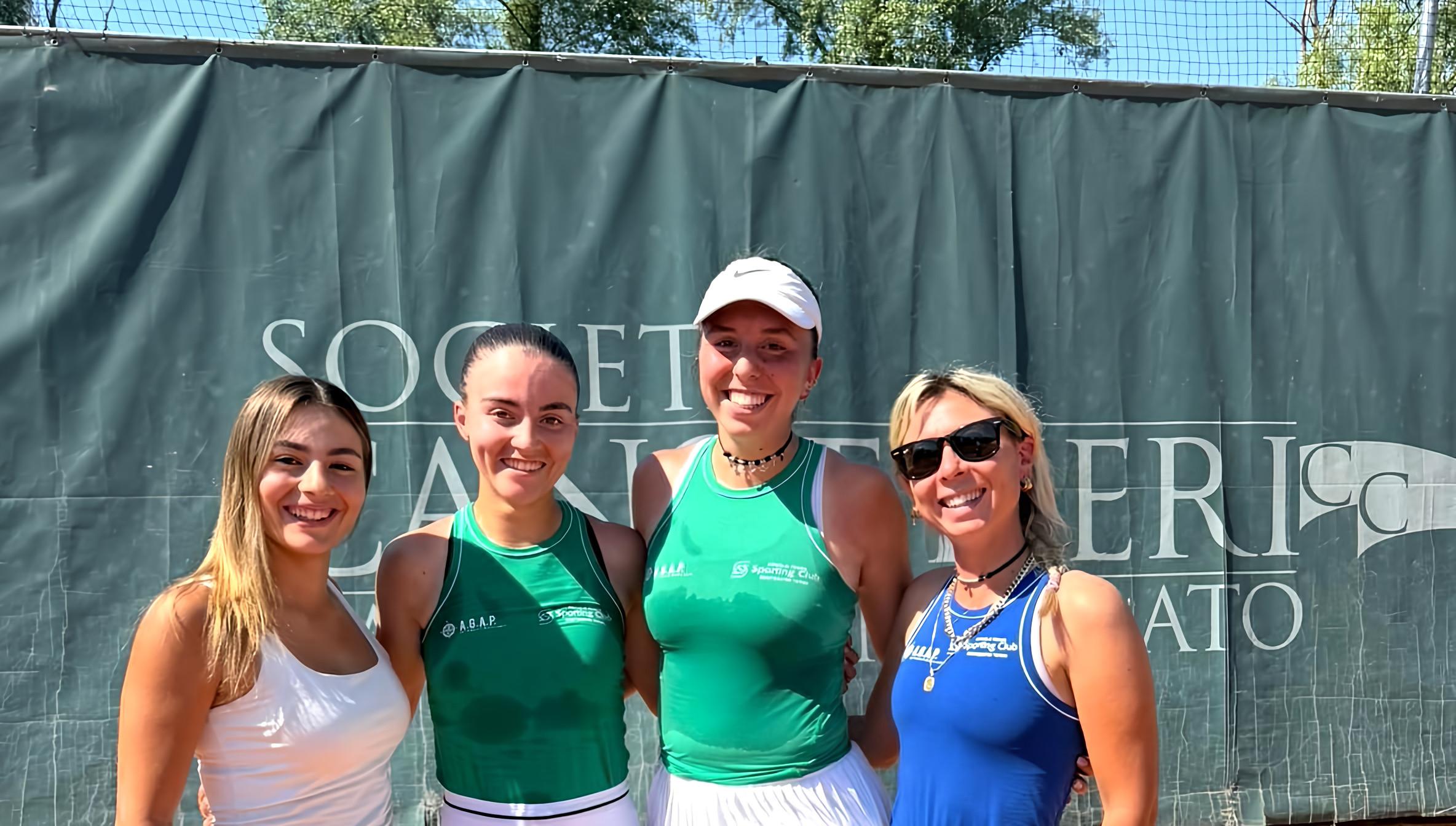 Tennis Serie B1. Sporting Club. Doppia sconfitta. KO uomini e donne