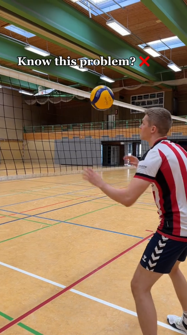 How to save the net in volleyball