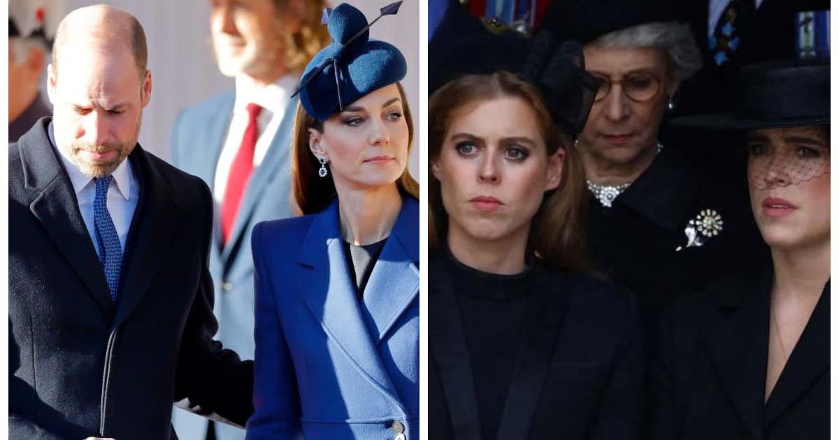 William and Kate turn to unexpected cousin as Beatrice and Eugenie face ...