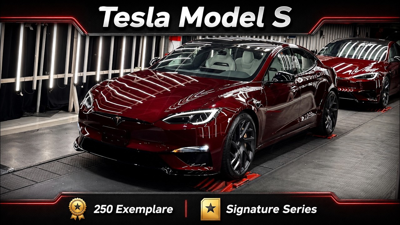 2026 Tesla Model S Signature Series: finales Plaid-Sondermodell