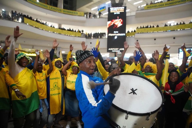 In pictures | Mamelodi Sundowns fans welcome home CAF Champions League ...