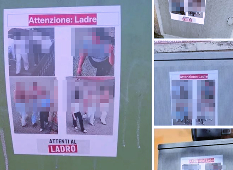 Allarme borseggiatrici con metodi da Far West: volantini con volti ...