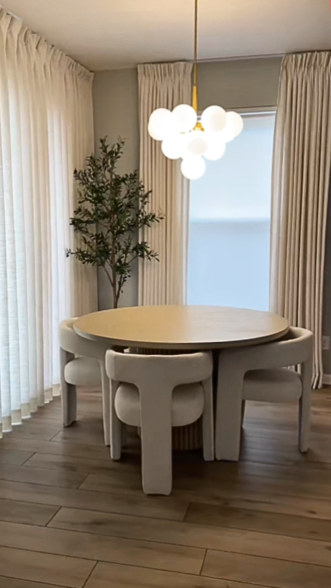 Easy dining room makeover with stylish chairs