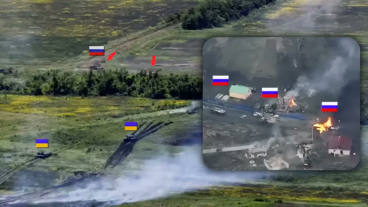 Watch a lone Ukrainian tank crew enter a brutal frontline kill zone ...