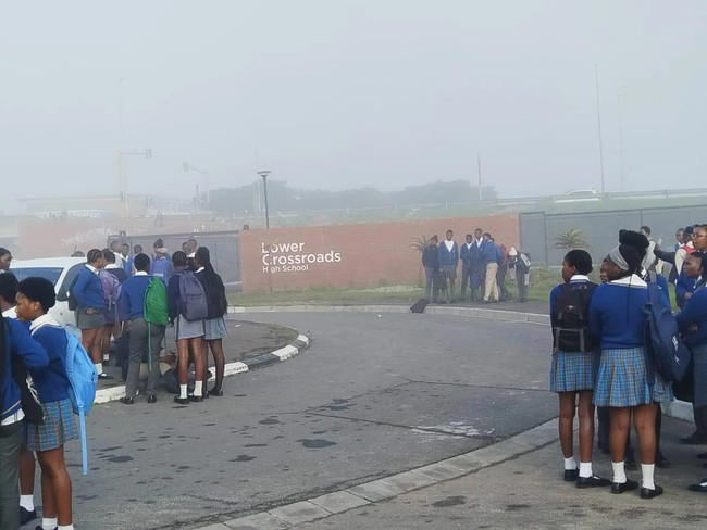 Parents take a stand at Lower Cross Roads High School as principal ...