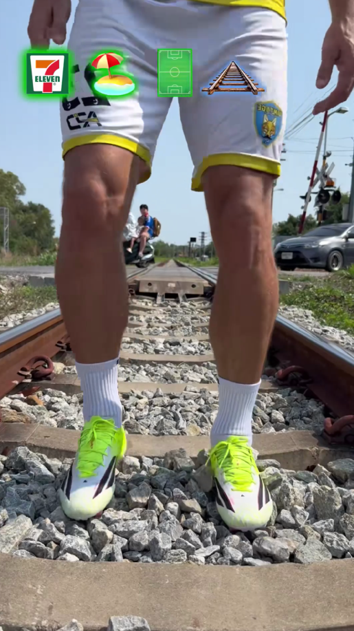 ASMR football boots walking on different surfaces