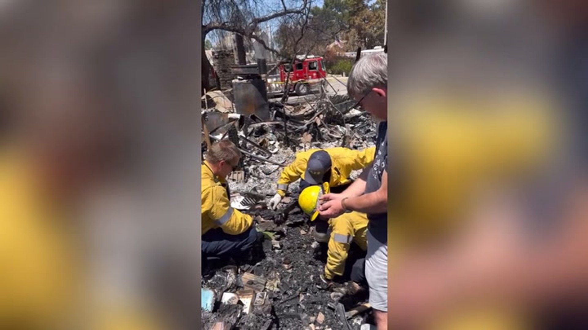 Firefighters salvage wedding ring from ruins of burned home