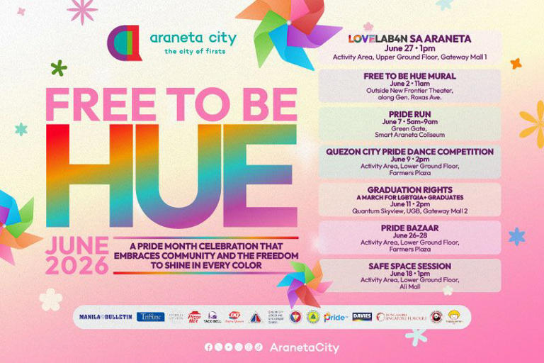 Araneta City bares 2026 Pride Month activities