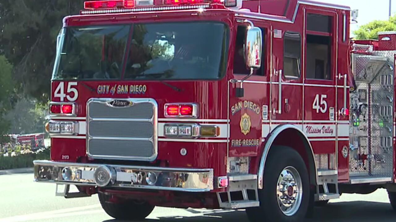 Scholastic warehouse fire flares up in Miramar