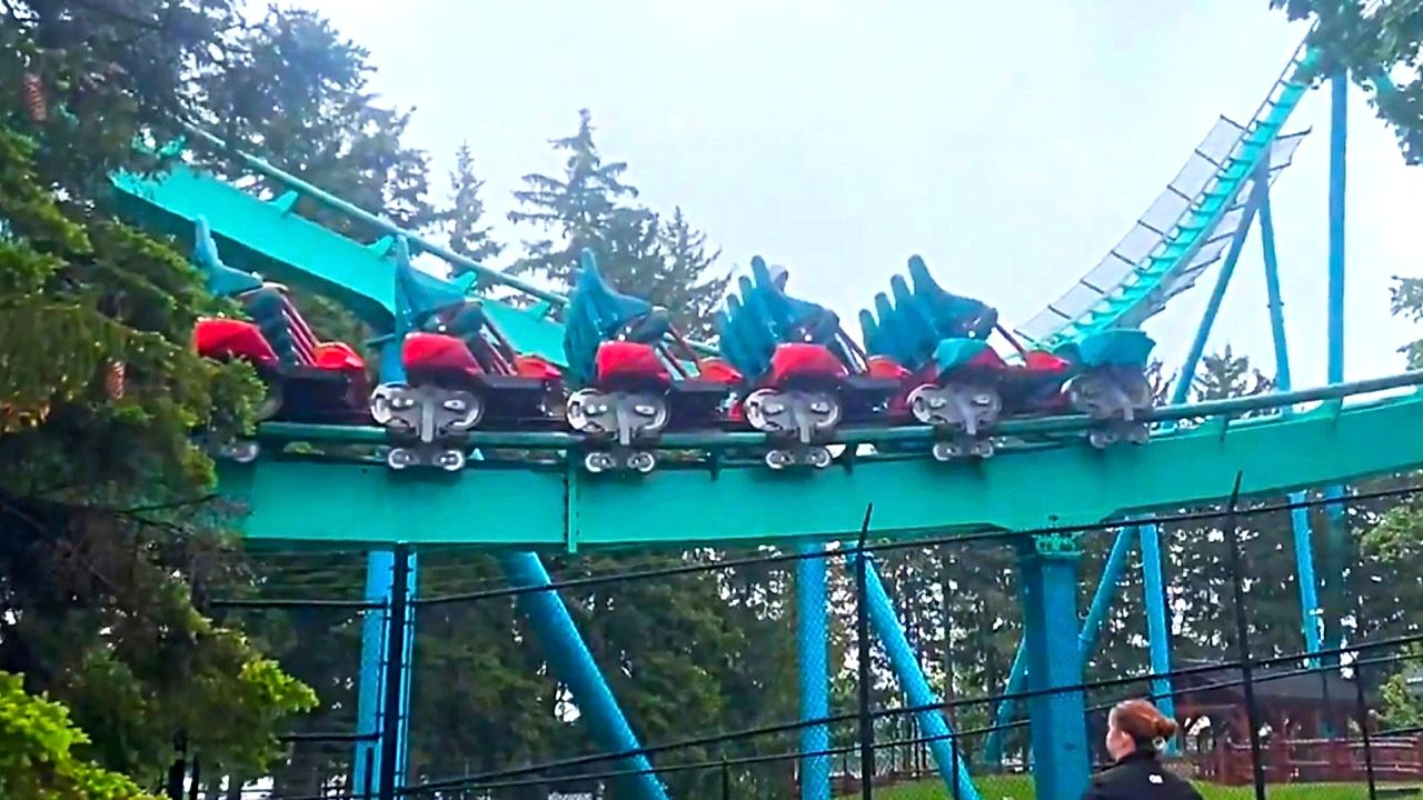 Riders stranded mid-air on Canada's tallest roller coaster during ...