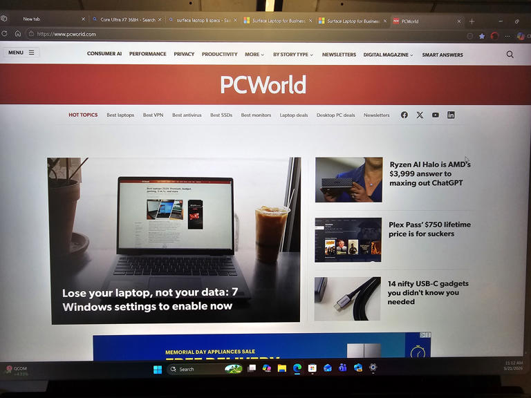 I tried Microsoft’s new Surface privacy screen. The trade-off is obvious