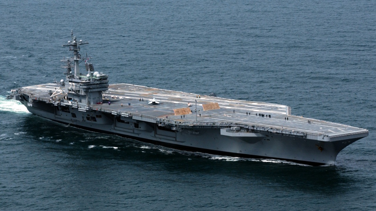 The USS George HW Bush just joined the Hormuz blockade — adding a third ...