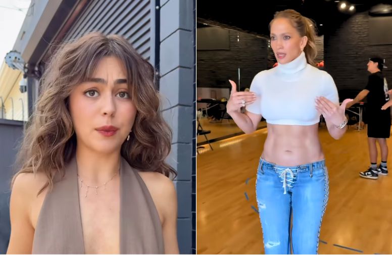 Jennifer Lopez's daring lace-up low-rise jeans bring back '90s trend in ...