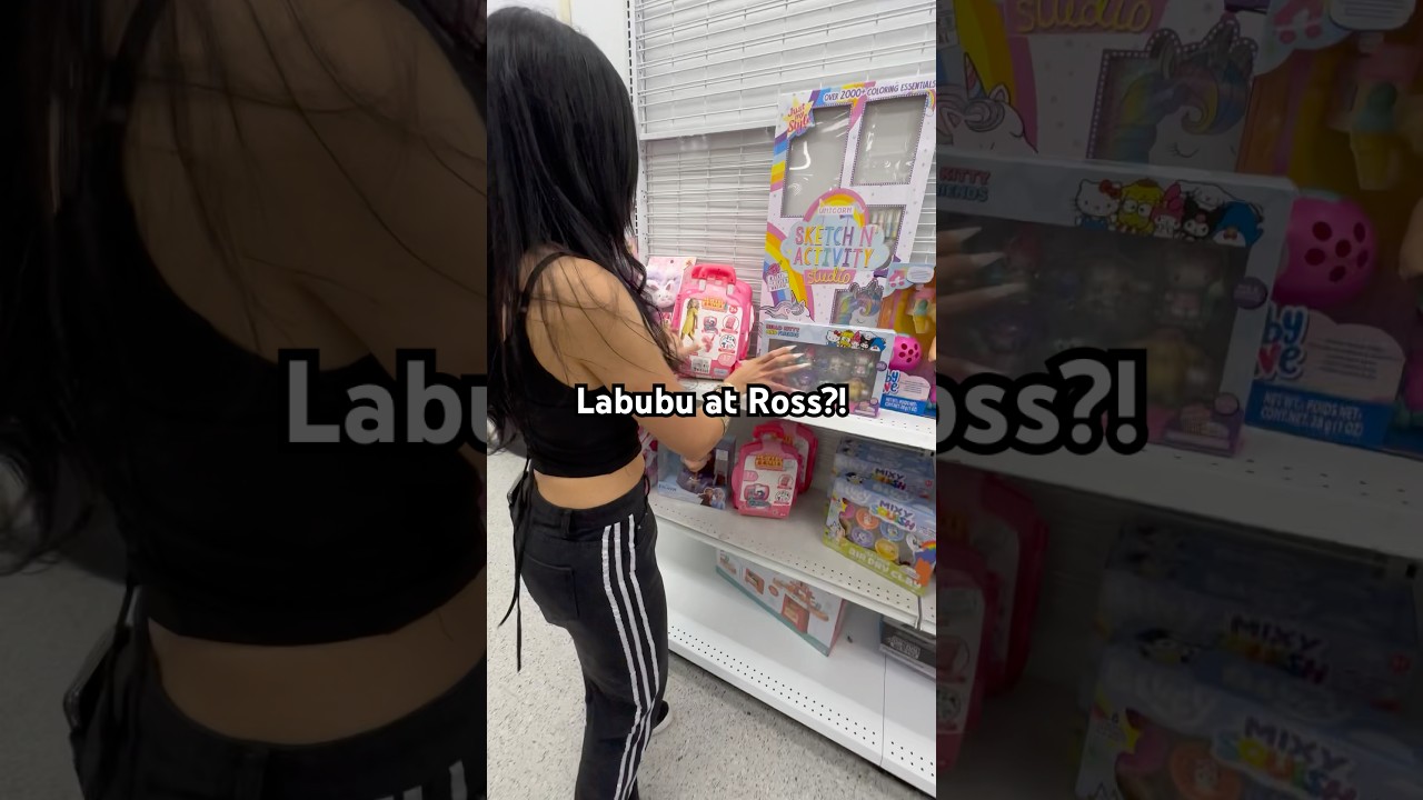 Watch how Labubu hunting at Ross turns completely chaotic