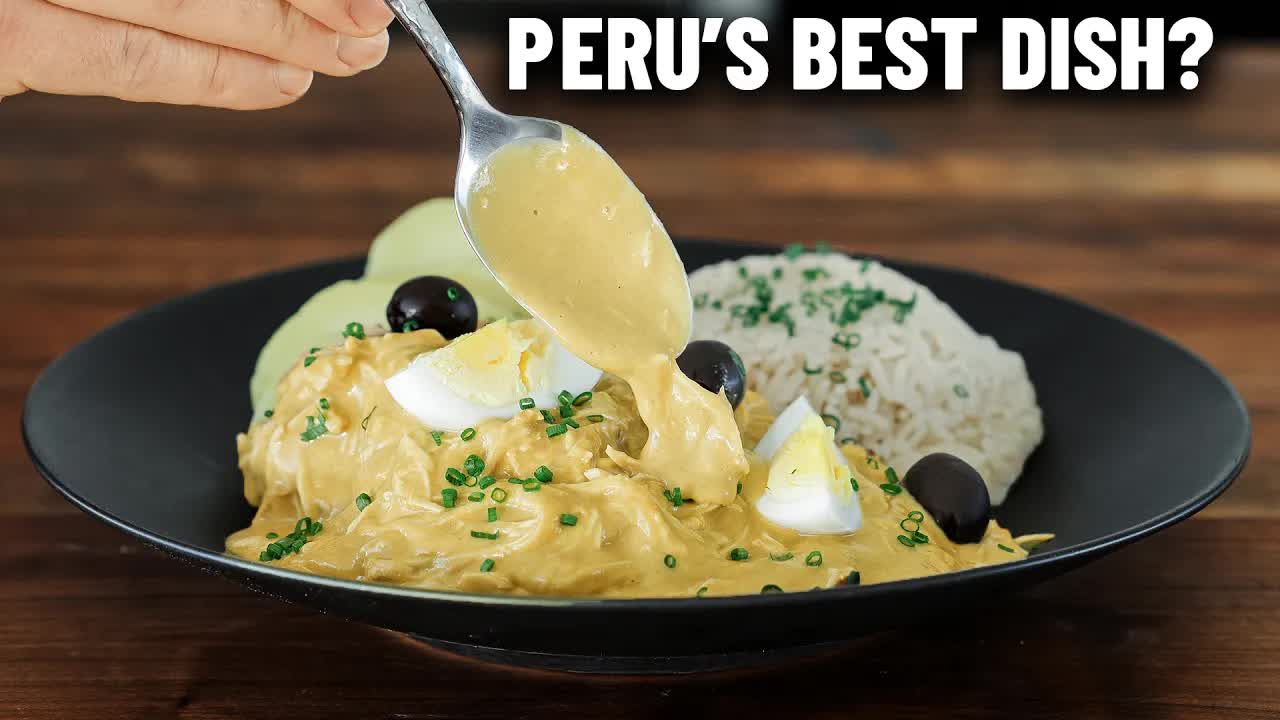 Perfect your Peruvian cooking with ahi de gallina