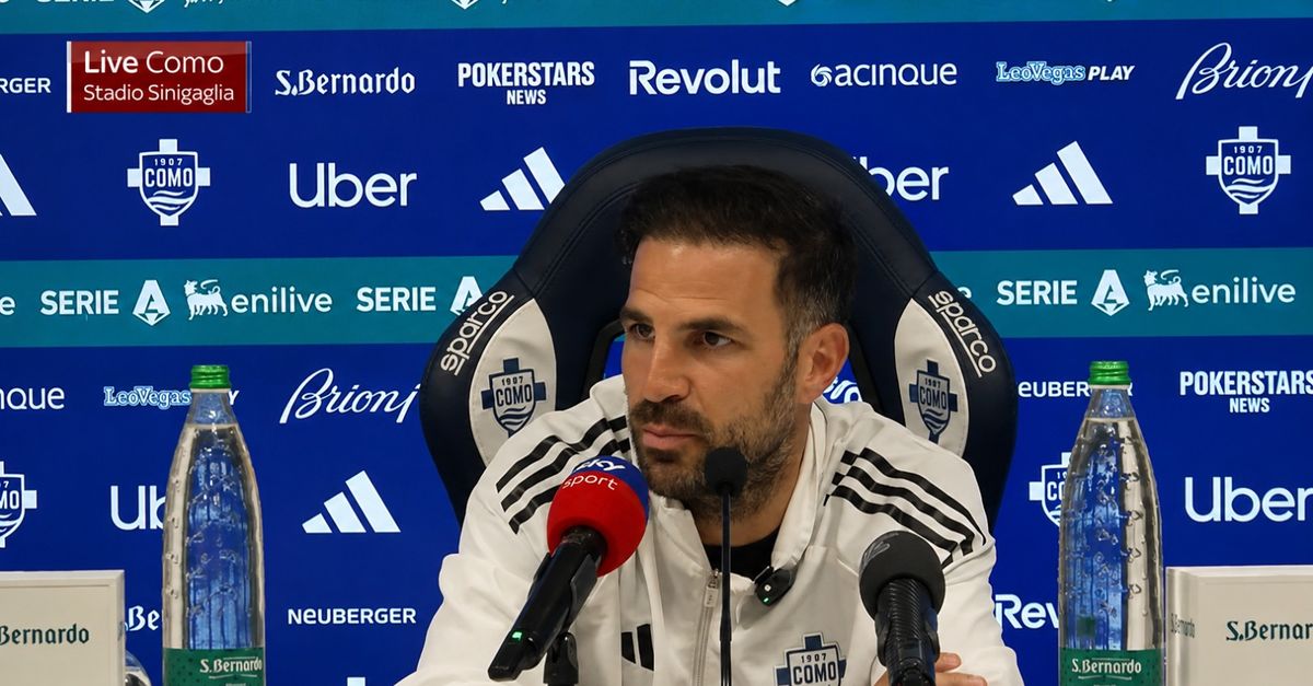 Fabregas: “Non scontato reagire dopo l’Inter. Nico Paz? Meno dico ...