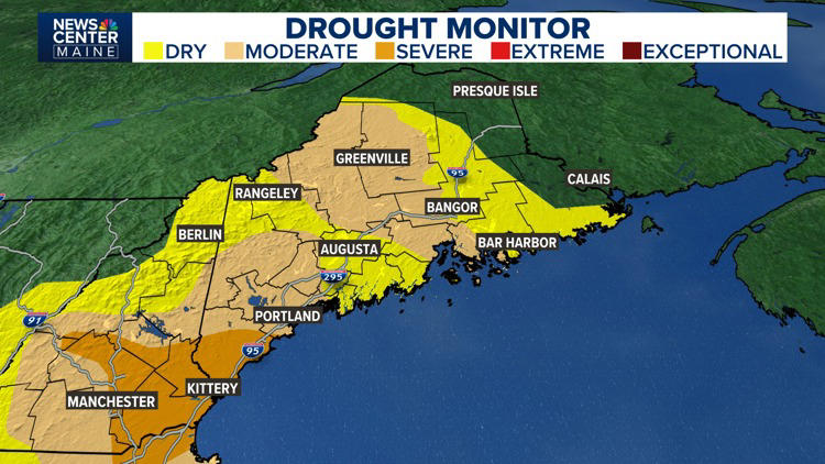 Drought conditions linger in Maine despite recent rainfall