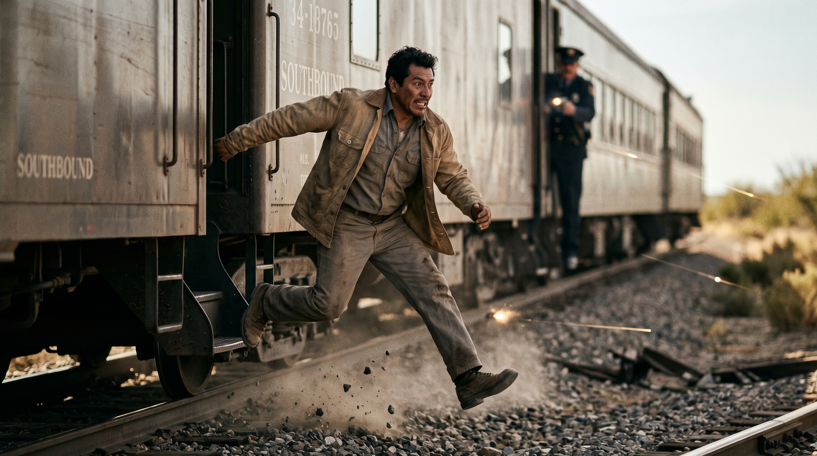 American mass deportation - This video shows a man jumping from a ...
