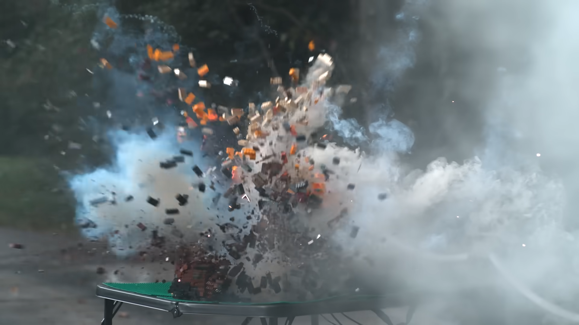 Watch How $100,000 In Legos Get Demolished