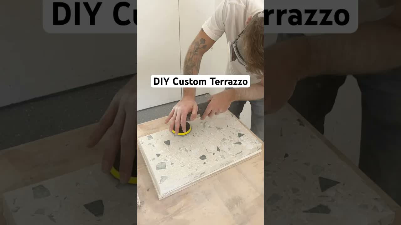 DIY Designer Terrazzo, Marble Tile pieces