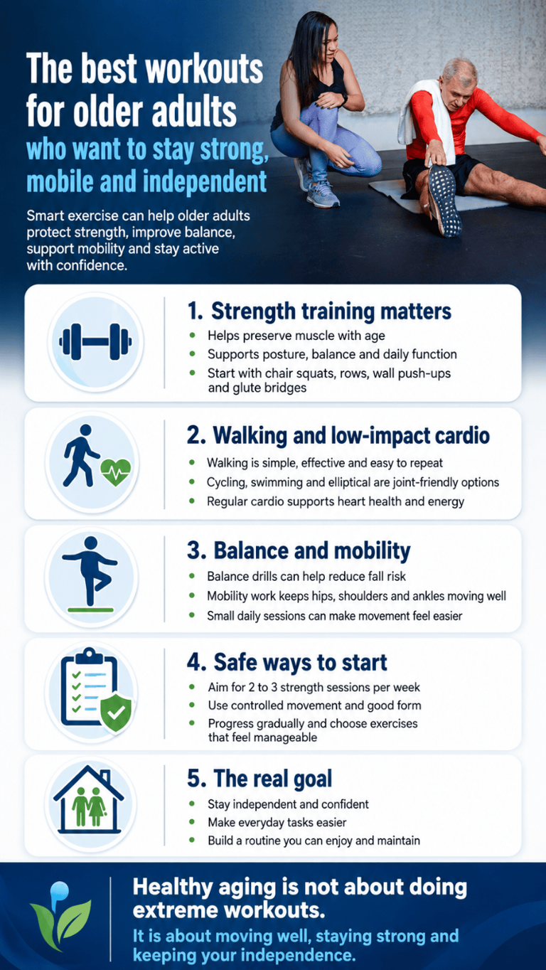 The best workouts for older adults who want to stay strong, mobile and ...