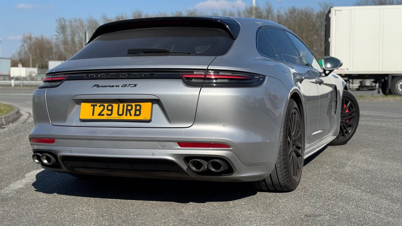 Porsche Panamera GTS pushed to the limit on Autobahn