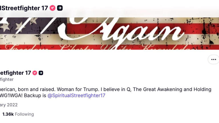Trump shares another QAnon meme