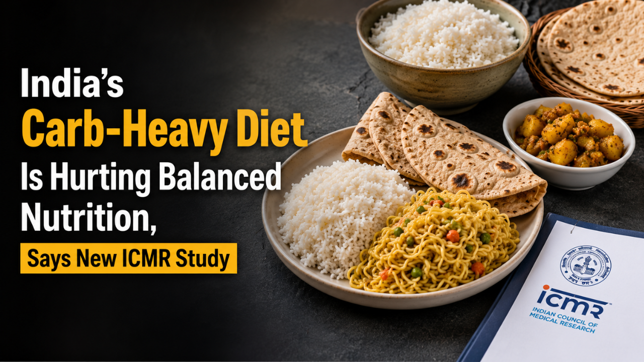 India’s carb-heavy diet is hurting balanced nutrition, says new ICMR study