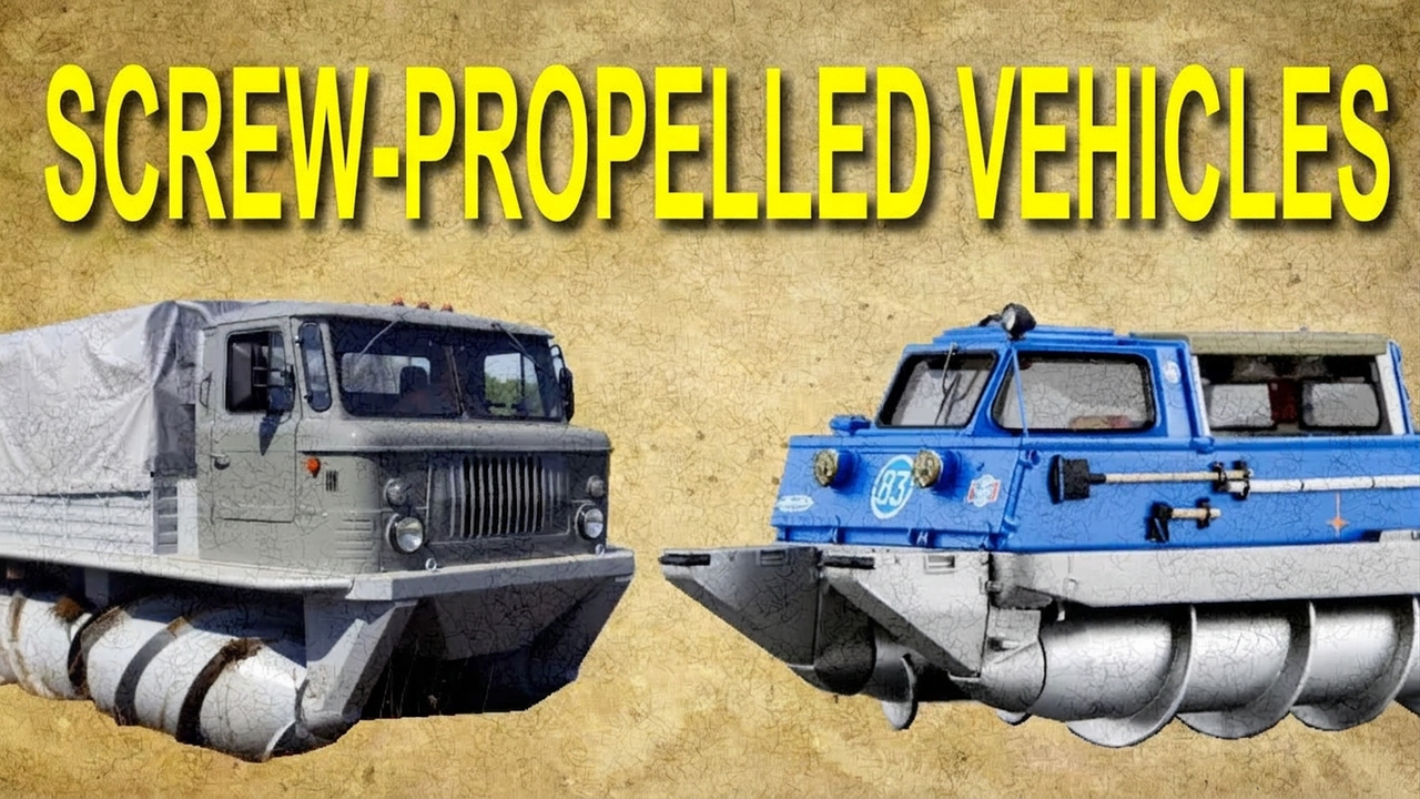 Let's talk about screw propelled vehicles