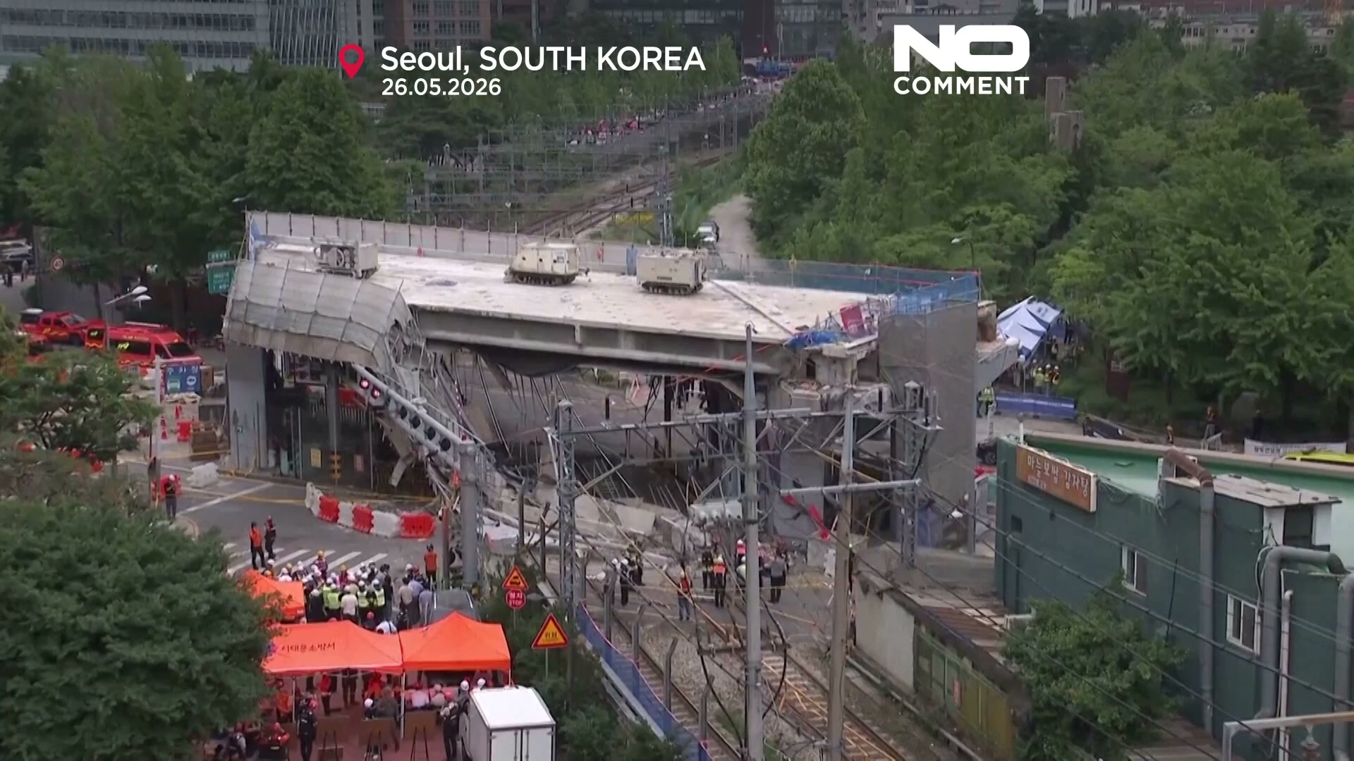 South Korea overpass collapse kills three in Seoul