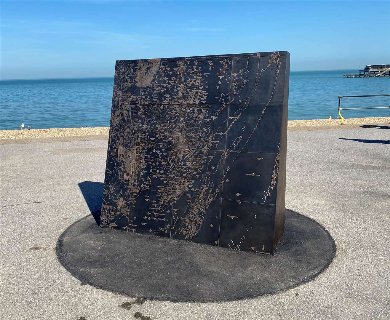 New sound mirror sculpture on Deal seafront unveiled