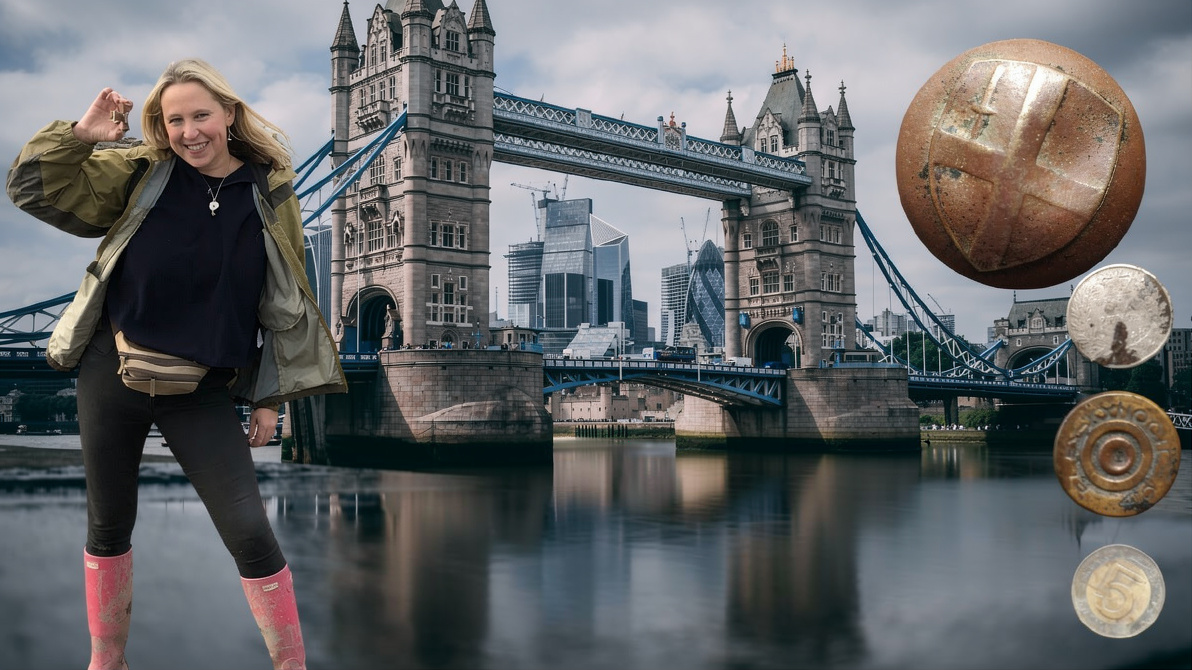 Mudlarking in Central London. How many objects have been thrown in the ...