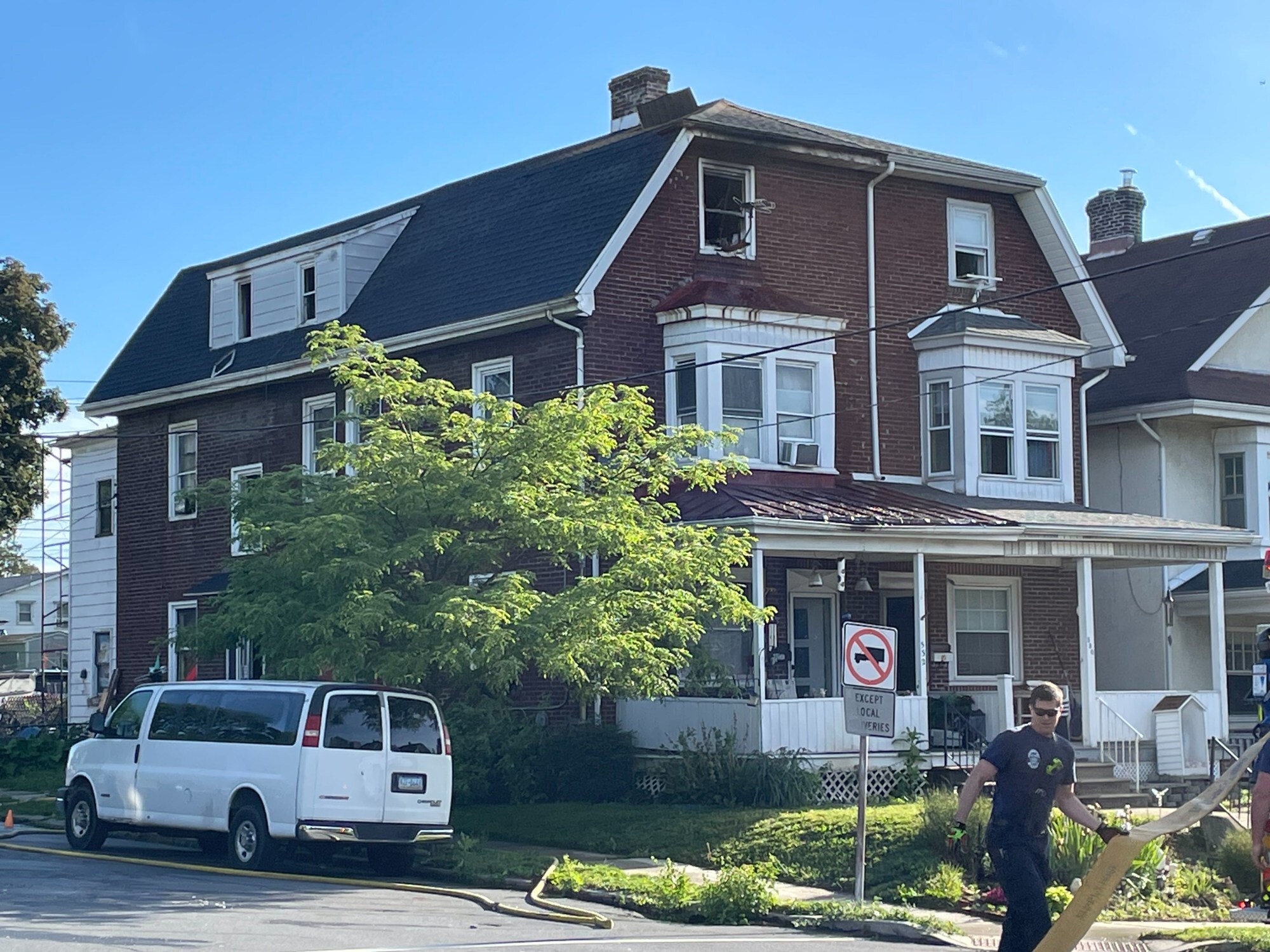 Crews responding to house fire in Bethlehem; roads closed nearby